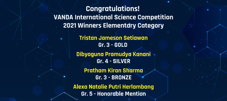 The Winners of VANDA International Science Competition
